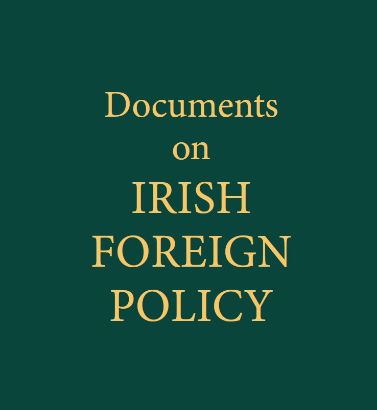 Documents on Irish Foreign Policy | The National Archives of Ireland